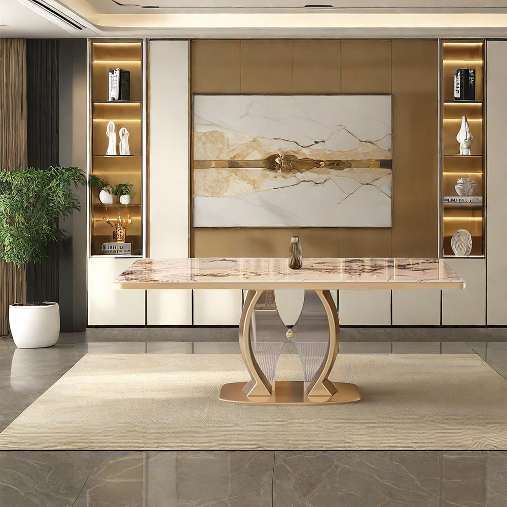 Everly Quinn Loene Rectangular 31.49'' W Dining Table | Wayfair