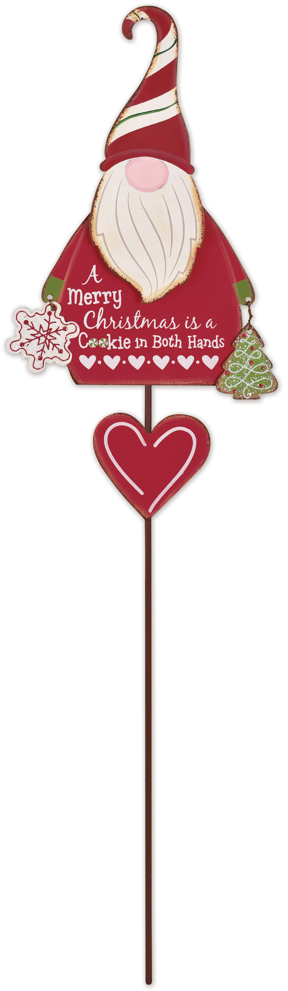 The Holiday Aisle® Modlin Gnome Cookie Plant Garden Stake | Wayfair