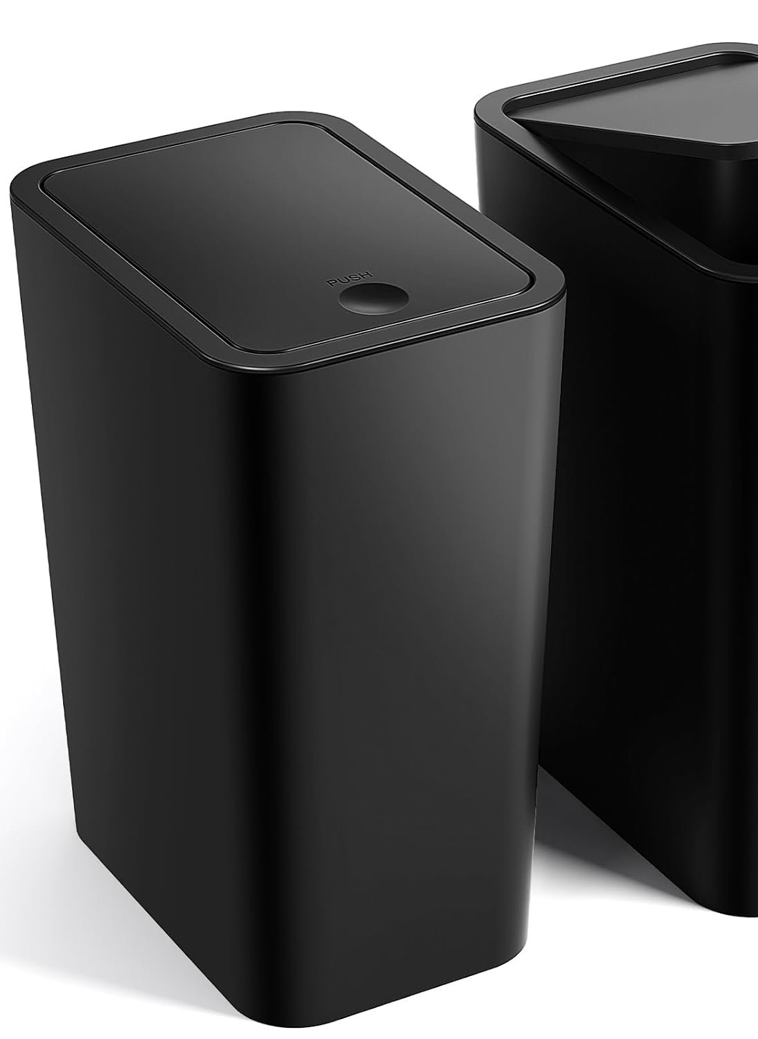 Toledo Bath & Kitchen Plastic Touch Top Trash Can - 4 Gallons - Wayfair ...
