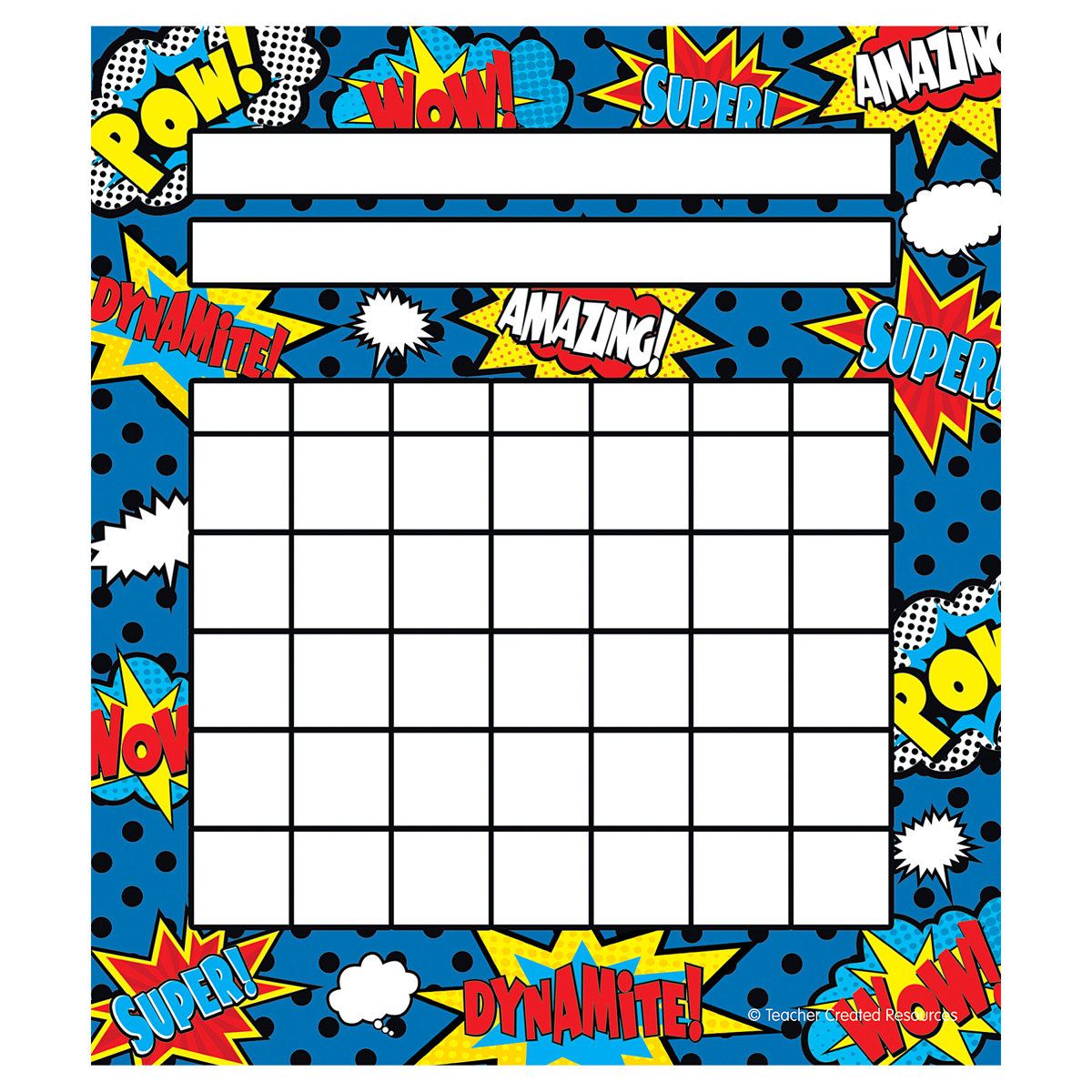 Teacher Created Resources Superhero Incentive Chart | Wayfair
