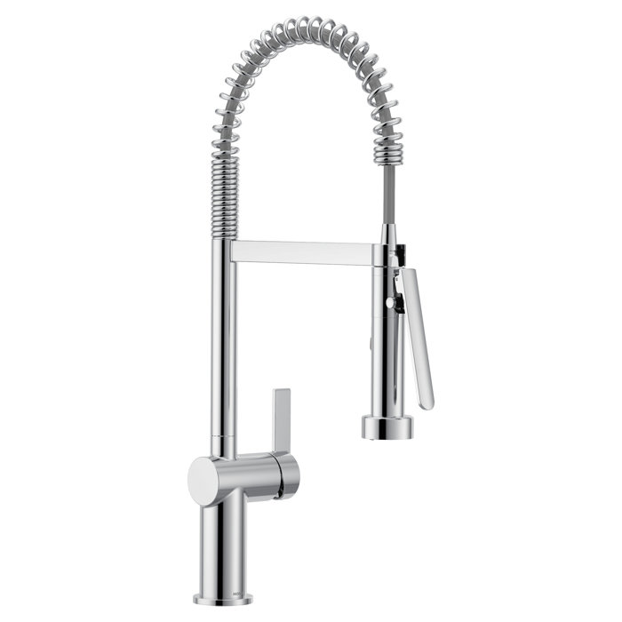 MOEN CIA SPRING KITCHEN FAUCET WITH POWER BOOST PRO | Wayfair