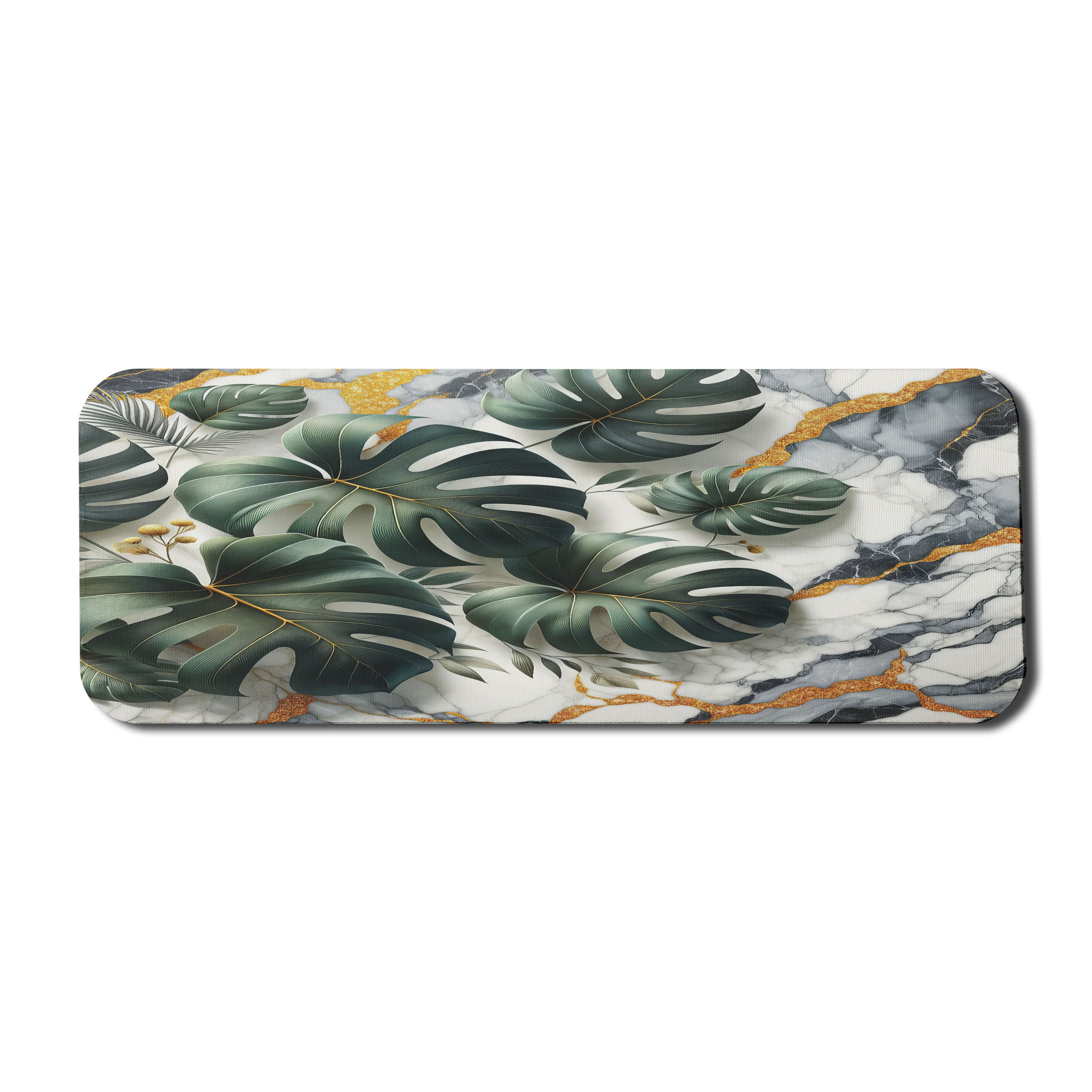 Winston Porter Monstera Gaming Mouse Pad Abstract Mid Century Boho 31 ...