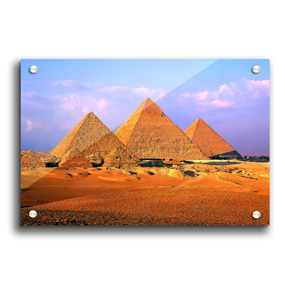 East Urban Home Pyramids of Giza Egypt - Unframed Photograph Print on ...