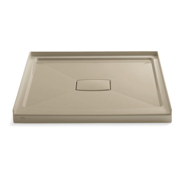 Kohler Archer® 42" x 42" Single Threshold Shower Base with Drain Cover ...
