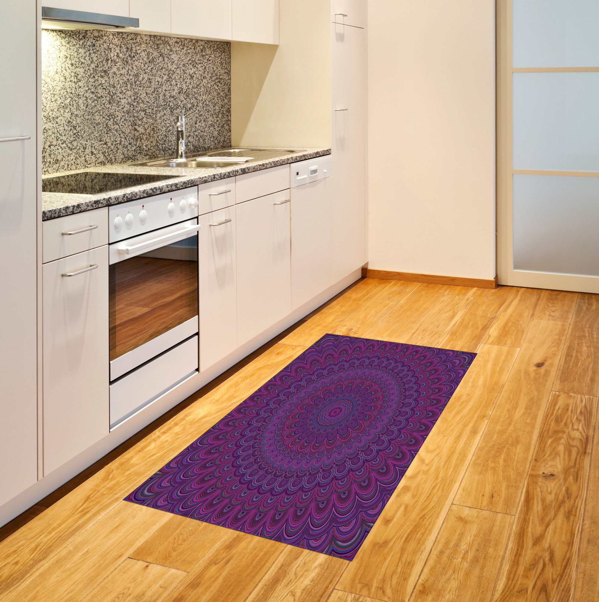 East Urban Home Eggplant High Density Long Fiber Poly Threads ...