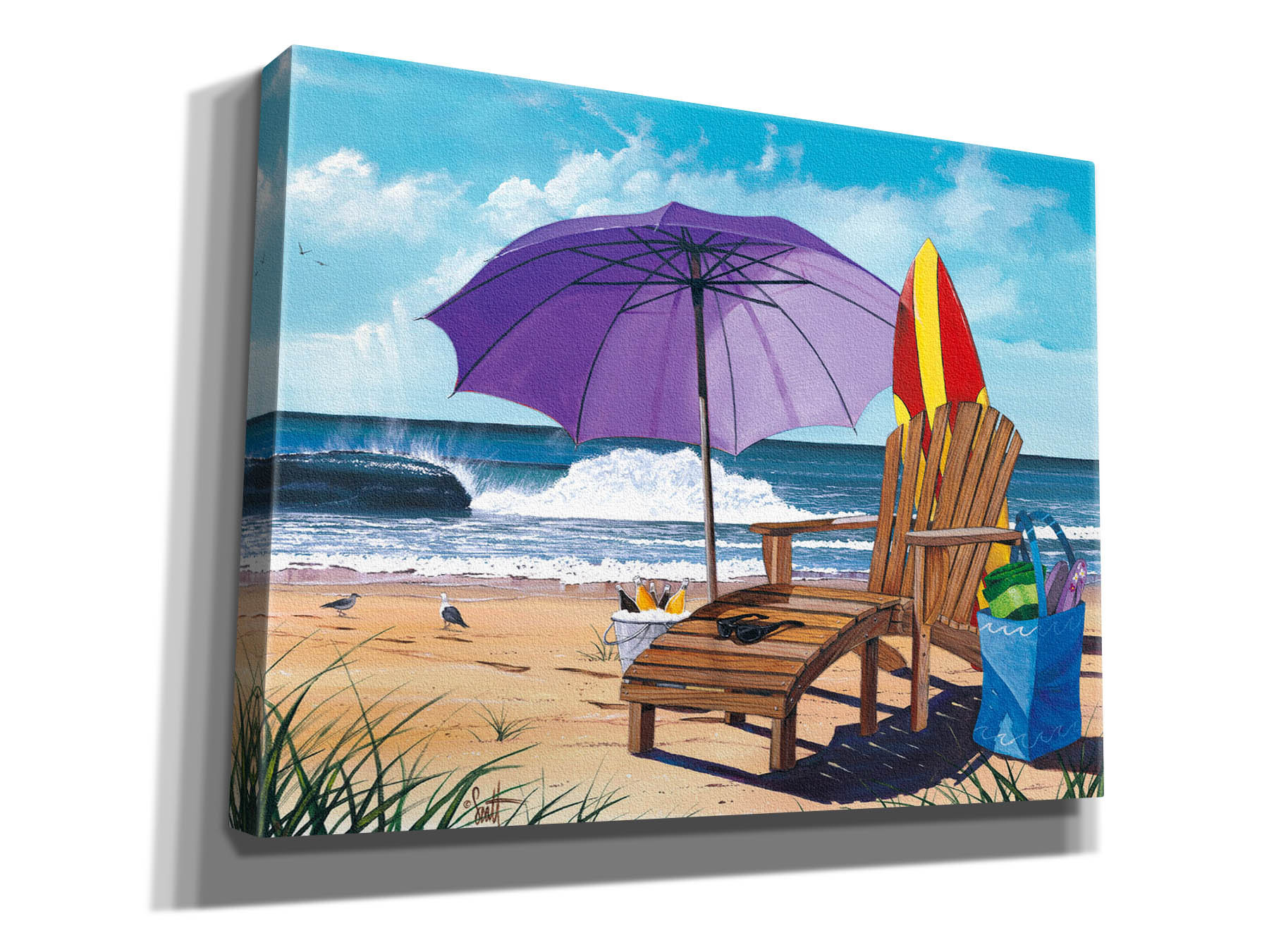 Dovecove 'Shore Thing' by Scott Westmoreland Canvas Wall Art | Wayfair