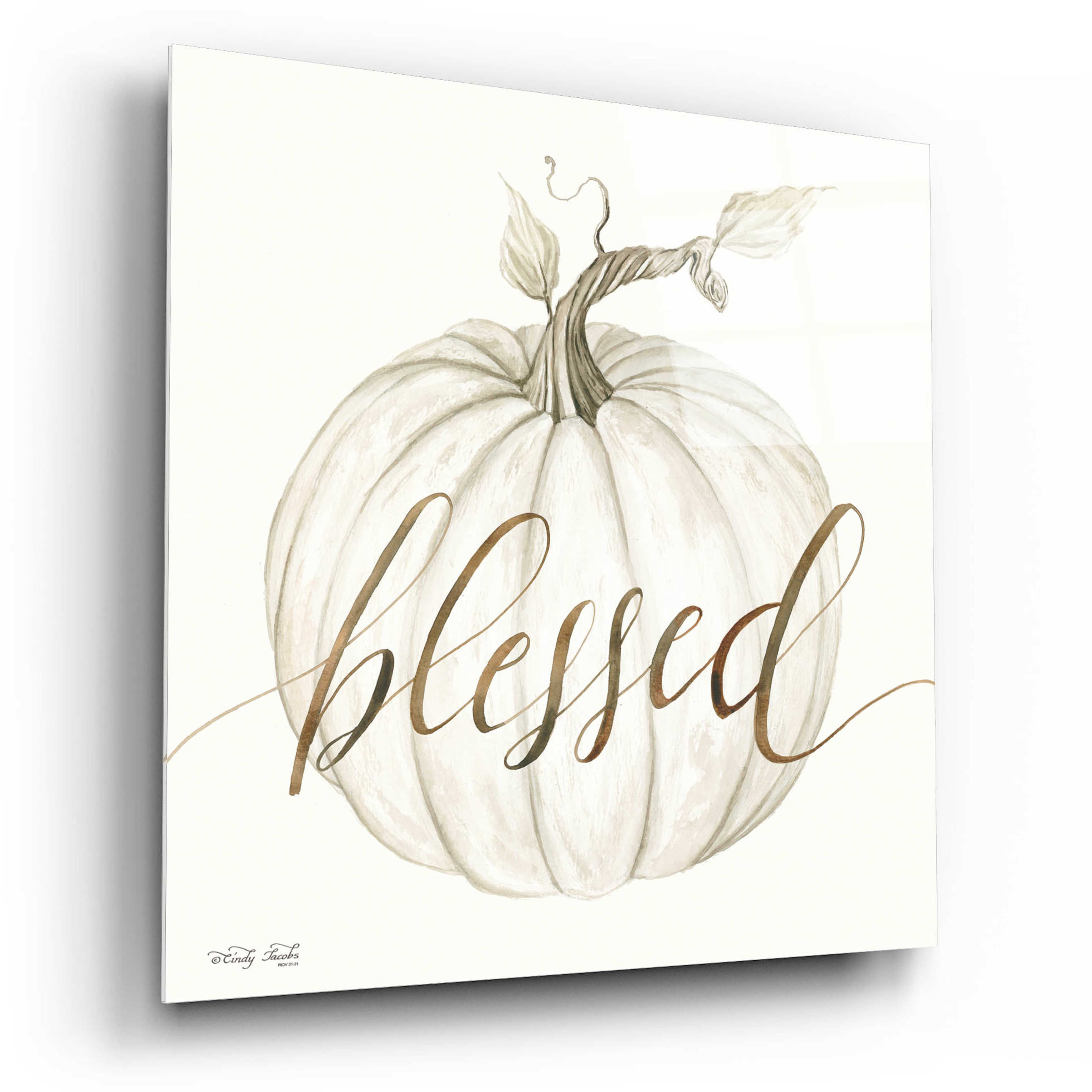 Trinx Blessed Pumpkin by Cindy Jacobs - Unframed Print | Wayfair