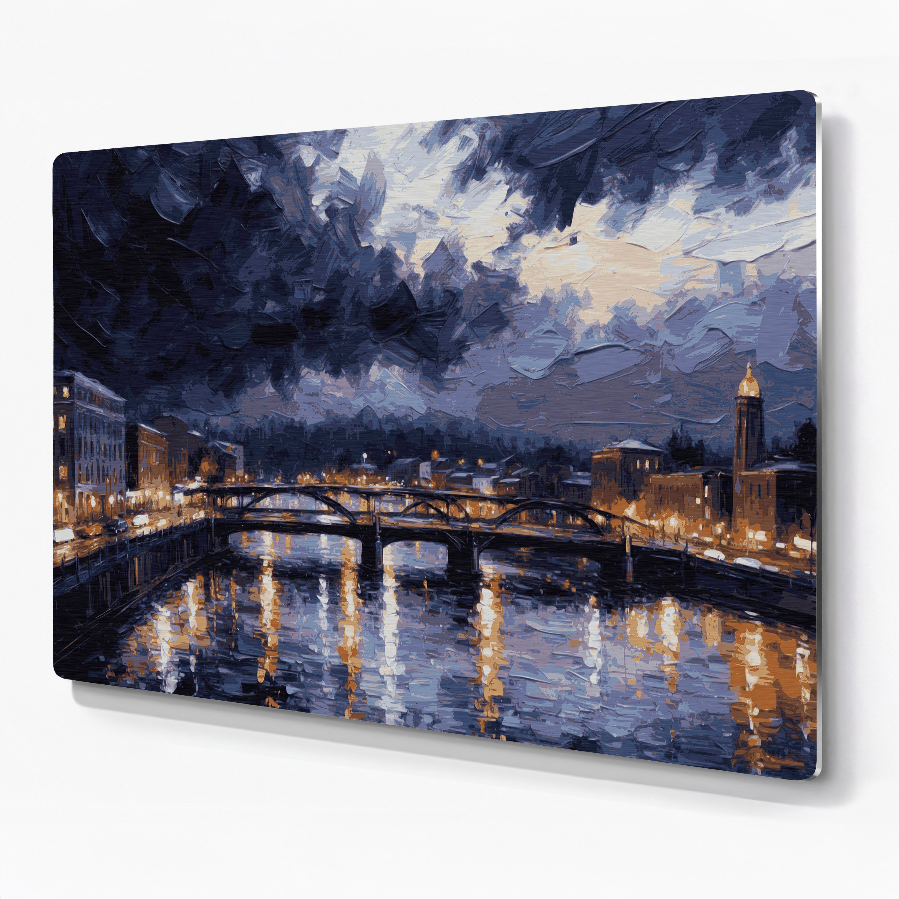 Lark Manor™ Cities Portland OR Gray Metal Wall Art | Wayfair