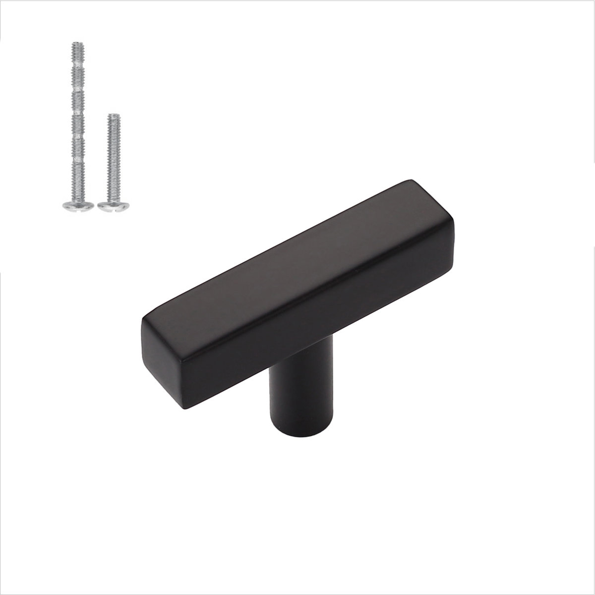 Luigi House Aluminum T-bar Square Knob | Wayfair