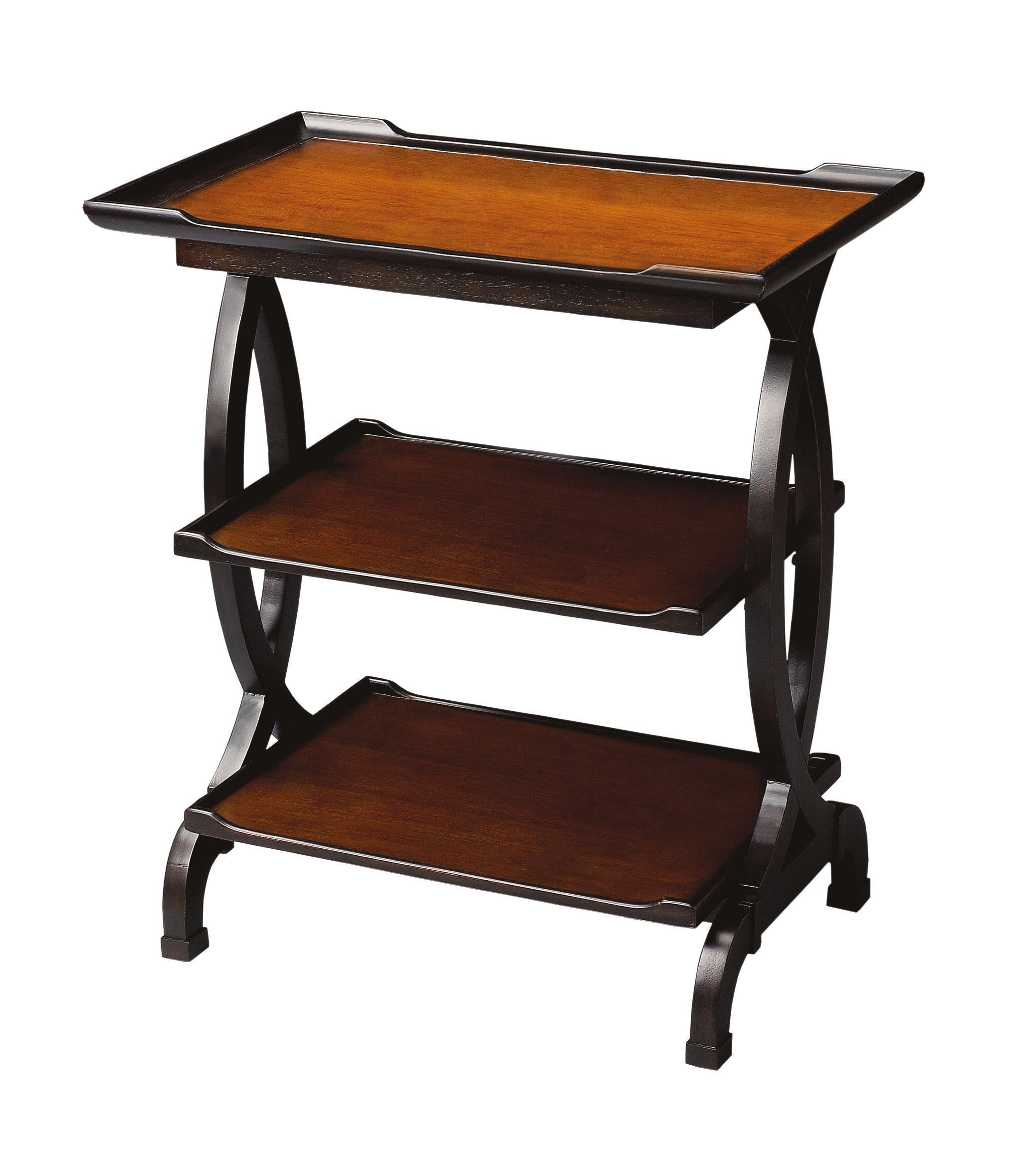 Butler Kimiko 3 Tier Side Table & Reviews | Perigold