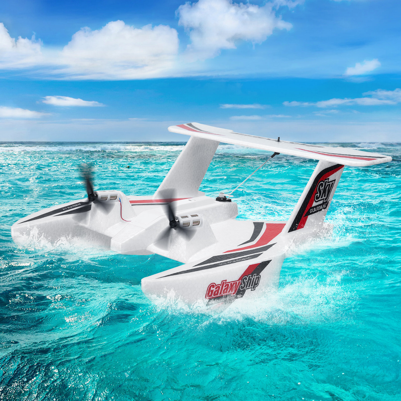VEVOR RC Airplane Amphibious EPP Foam RC Plane Toy with 2.4 GHz Remote ...