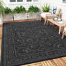 Latitude Run® Reversible Outdoor Rug Modern UV Resistant Waterproof ...