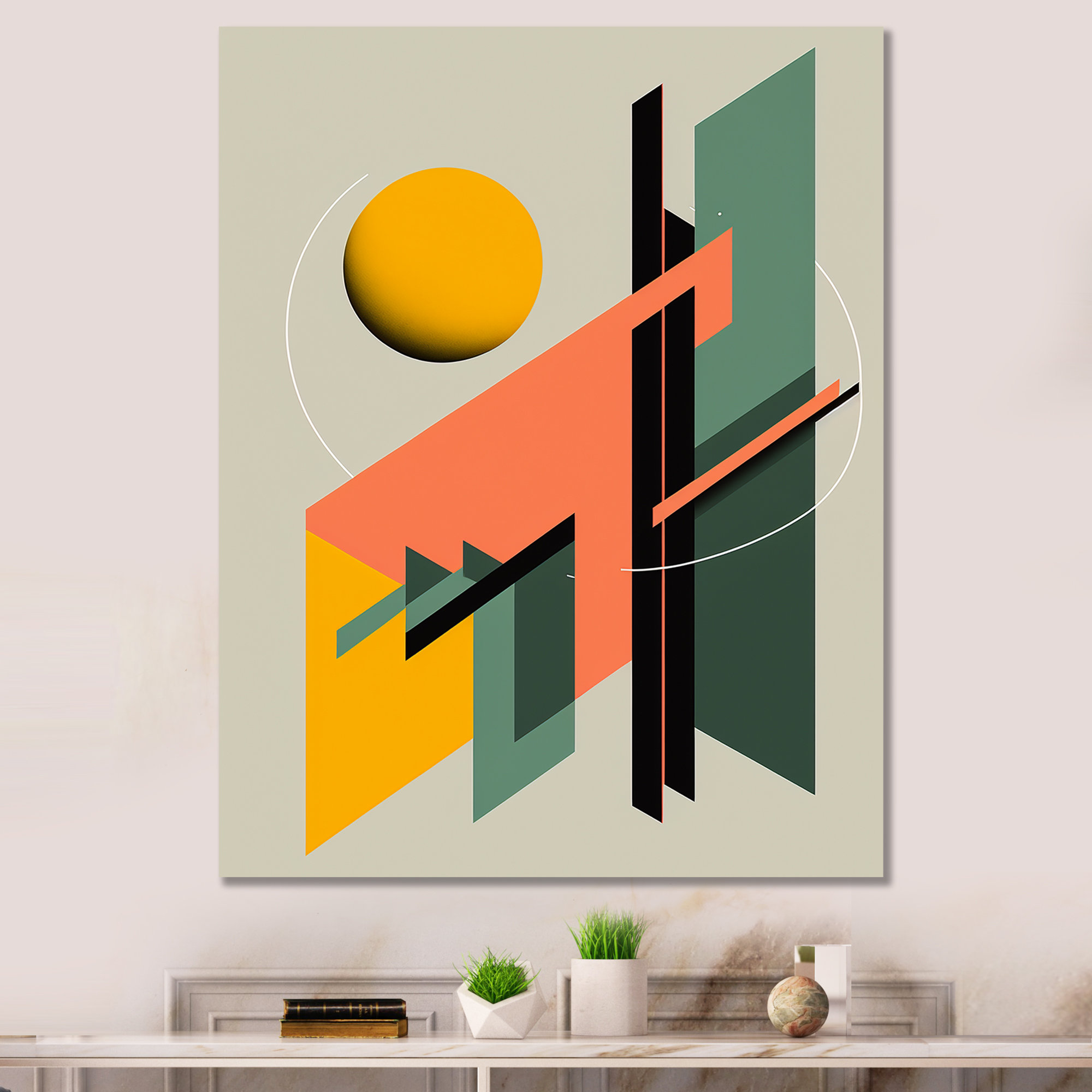 Design Art Reality of Essential Shapes III - Wrapped Canvas Print | Wayfair