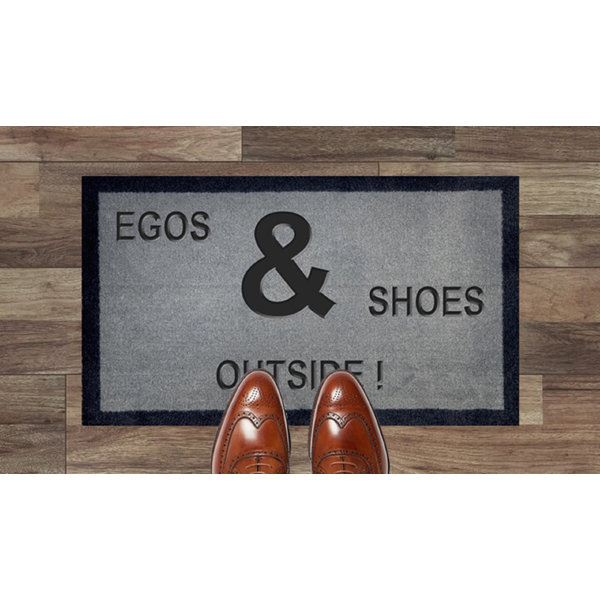 Happy Larry Shipe 70 x 40 cm Non-Slip Indoor Door Mat | Wayfair.co.uk