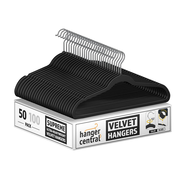 Hanger Central Velvet Heavy Weight | Wayfair