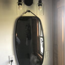 Union Rustic Jeffrey Wood Flat Wall Mirror & Reviews | Wayfair