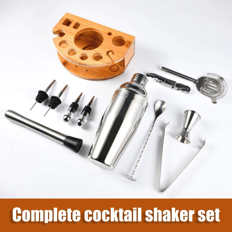 Red Barrel Studio® Stainless Steel Bar Tool Set | Wayfair