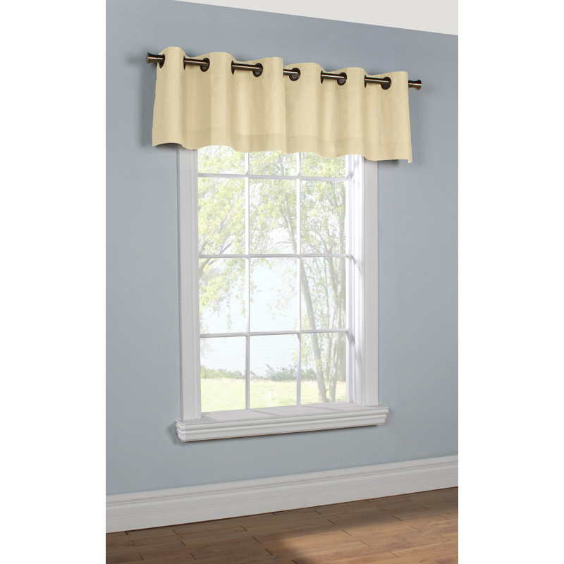 August Grove® Kalum Insulated Grommet 40" Window Valance "& Reviews ...