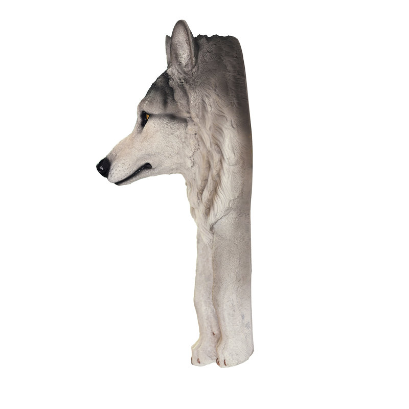 Hi-Line Gift Ltd. Wolf Head Sculpture Wall Hanging Ornament | Wayfair