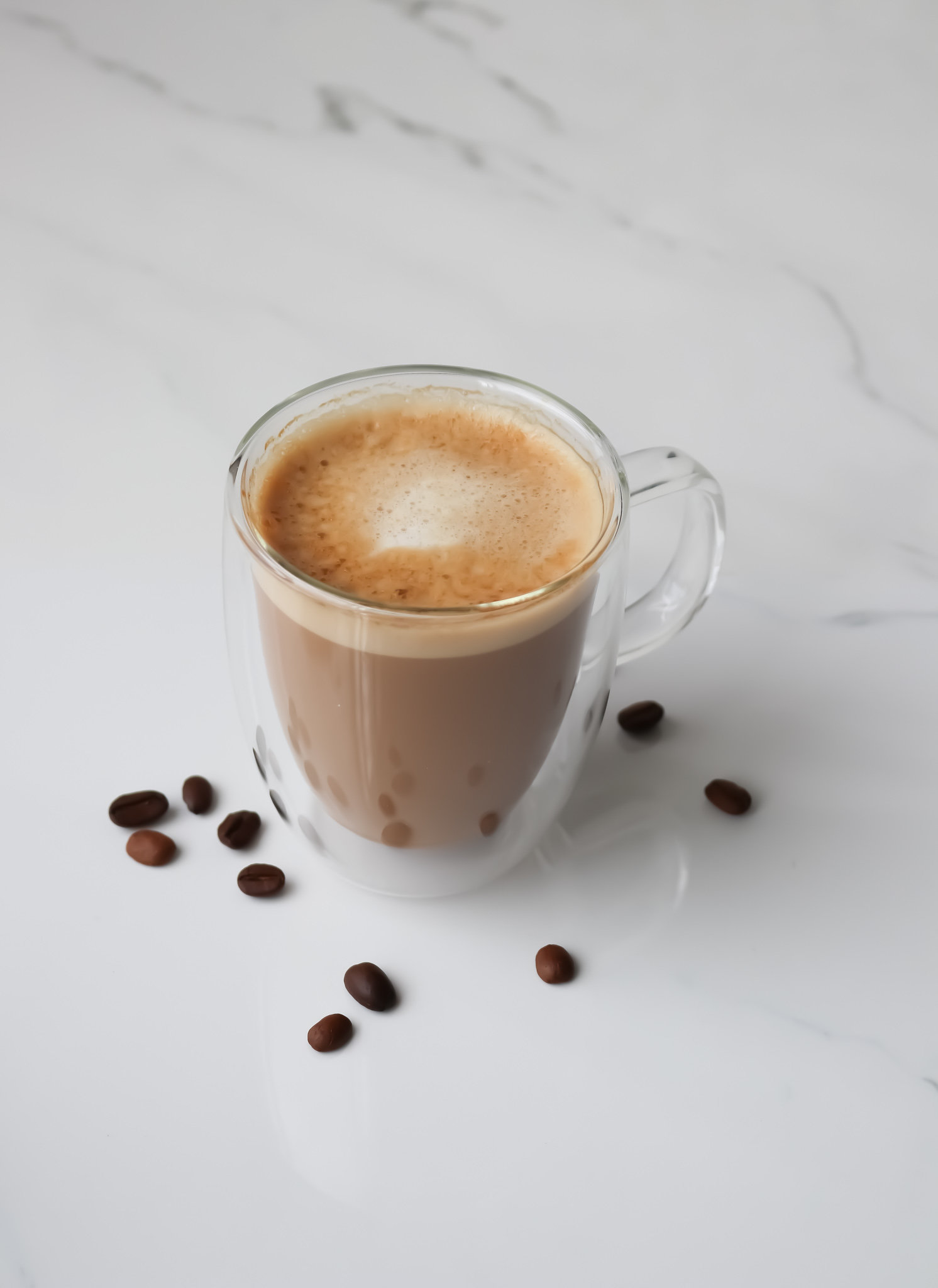 Marcel Ardani Double Wall Glass Cups With Handle - 9 oz | Wayfair