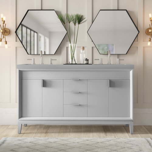 Double Vanity Bases You'll Love | Wayfair