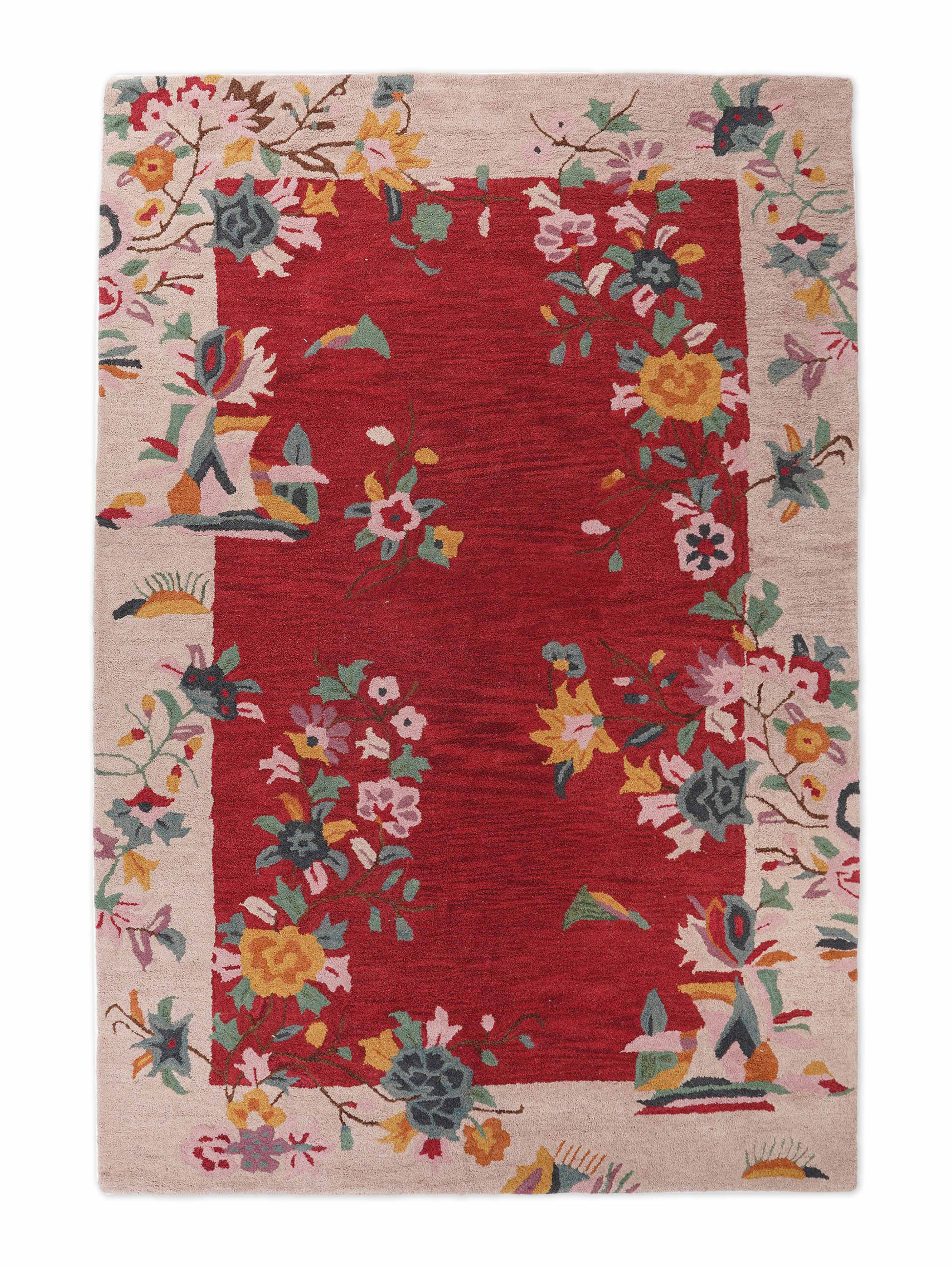 Winston Porter Brandie HAND TUFTED WOOL ECO-FRIENDLY AREA RUGS - Red ...