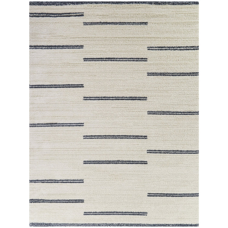 Latitude Run® Rectangle Machine Woven Polyester/PolypropyleneArea Rug ...