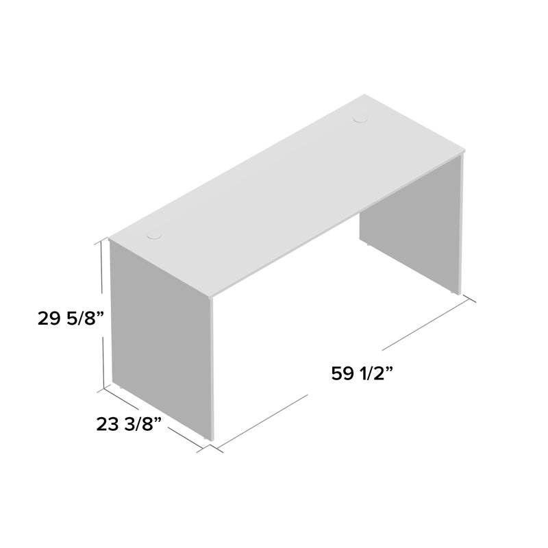 Upper Square™ Arabel 59.45'' Desk & Reviews | Wayfair