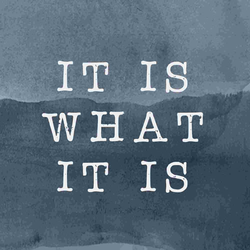 Trinx It Is What It Is On Canvas Textual Art | Wayfair