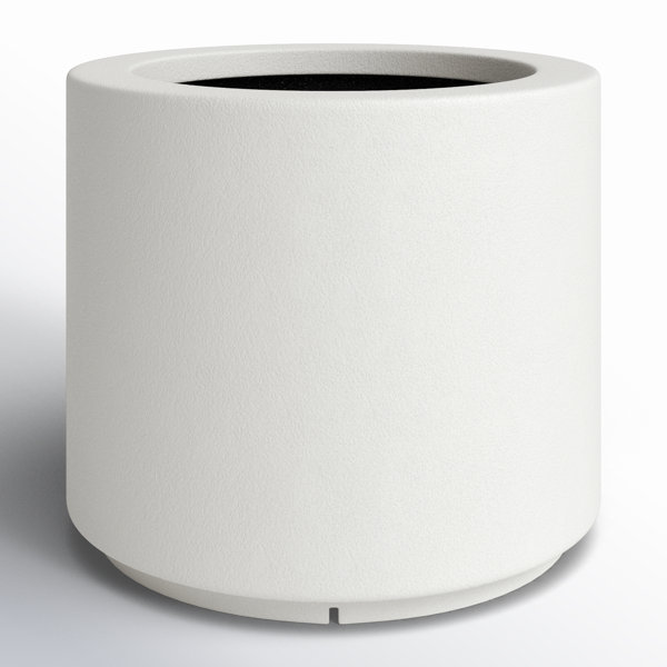 Gita Large Lightweight Outdoor 23" x 19" Round Planter Box & Reviews ...