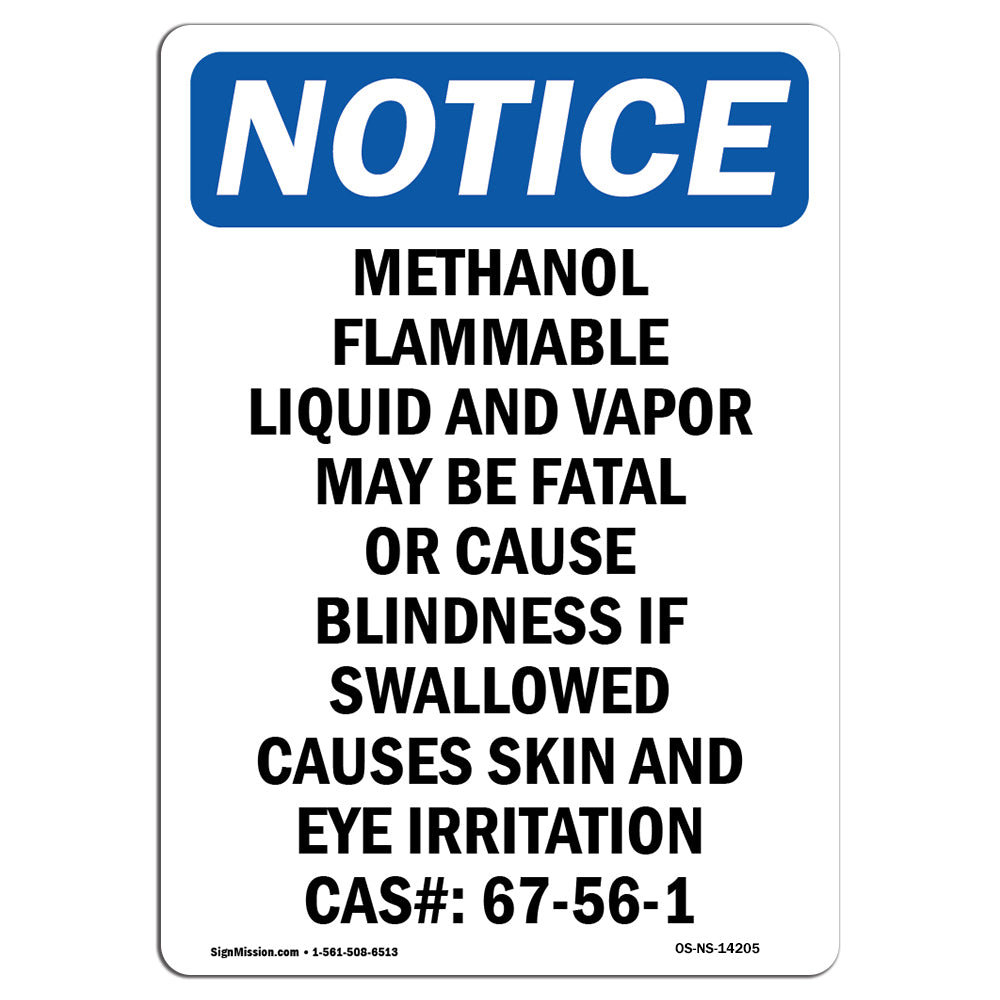 SignMission Methanol Flammable Liquid and Sign | Wayfair