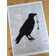 Maturi A3 Crow Key Dictionary Print - Bird Wall Art Picture - Gothic ...