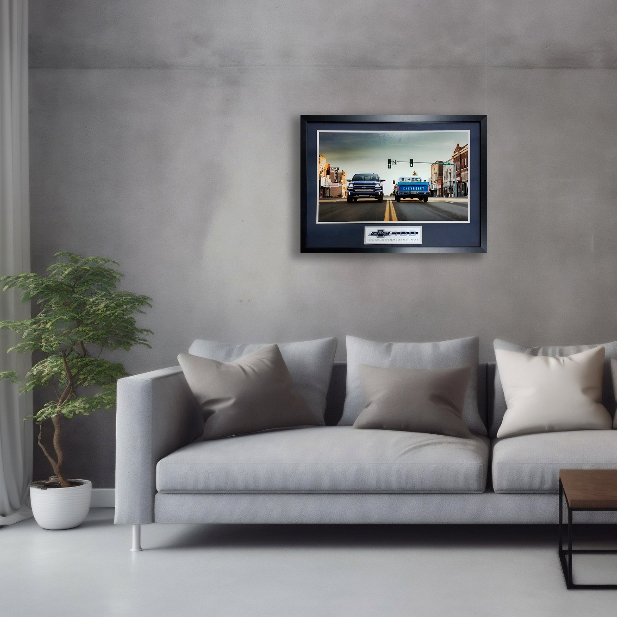 Second Story Collection Chevrolet Truck 100 Framed On Paper Print | Wayfair