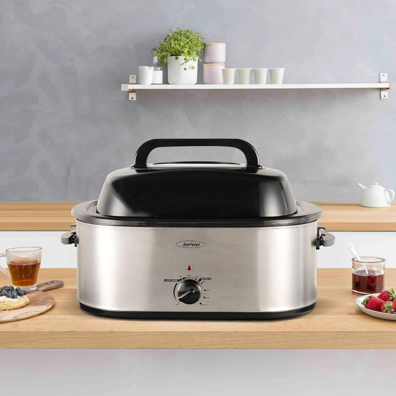 Sunvivi Multi Roaster Oven With Self-basting Lid "& Reviews" | Wayfair