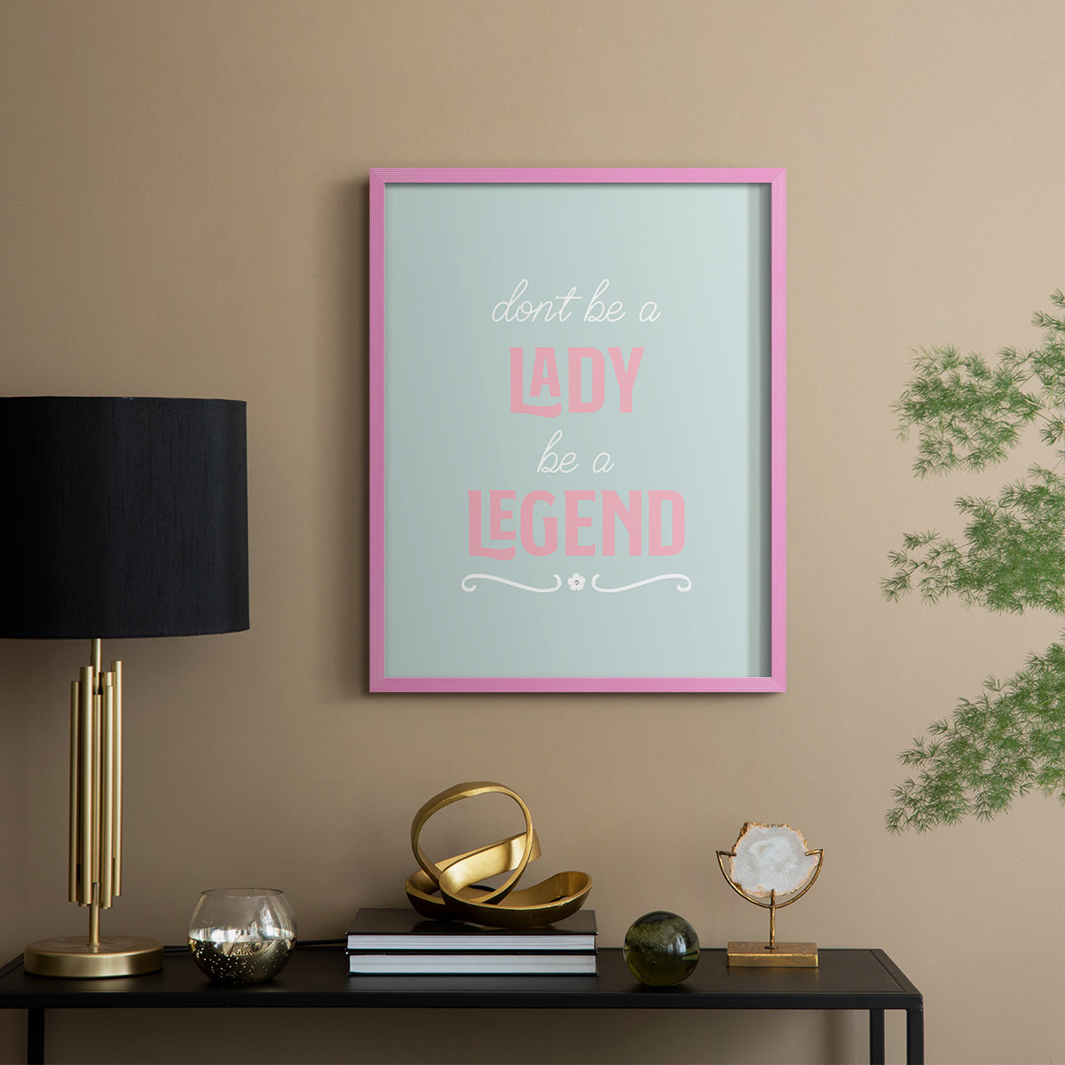 Trinx Lady Legend Framed Print - Solid Wood | Wayfair