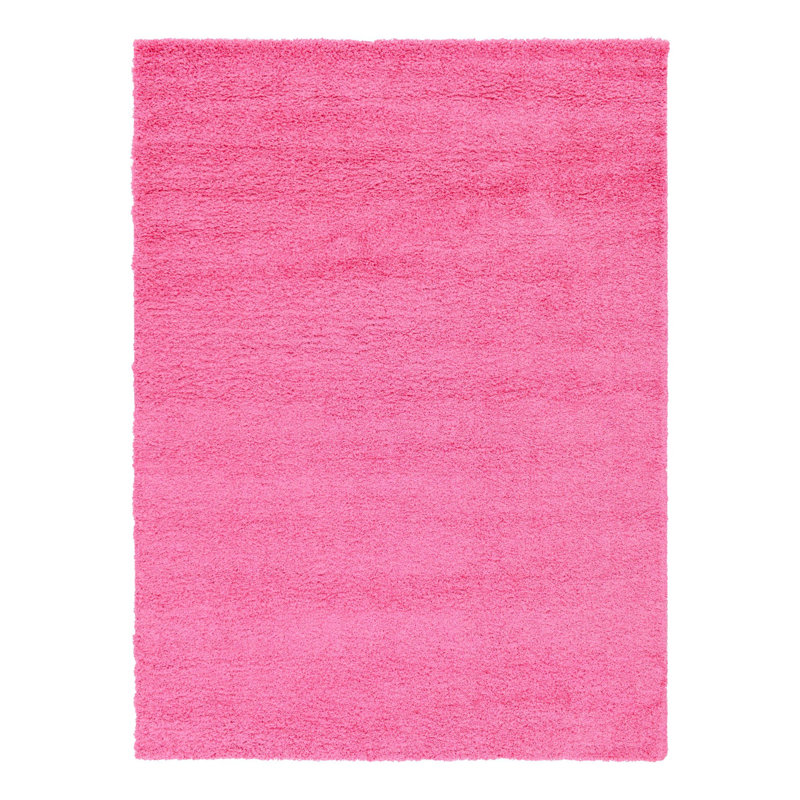 Ebern Designs Angeline Performance Taffy Pink Rug & Reviews | Wayfair