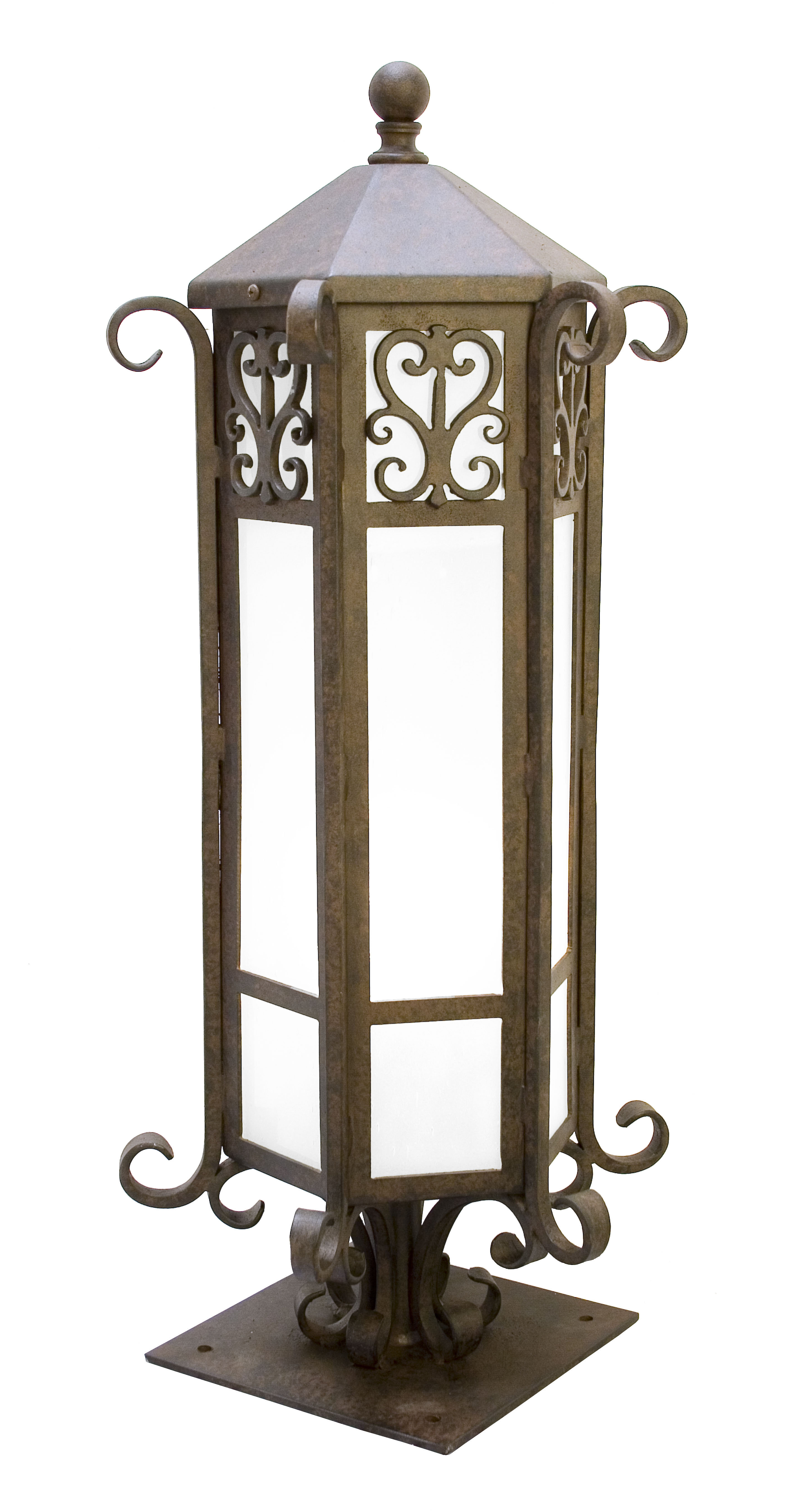 2nd Ave Lighting Caprice 1 -Light 27" H Pier Mount Light | Wayfair