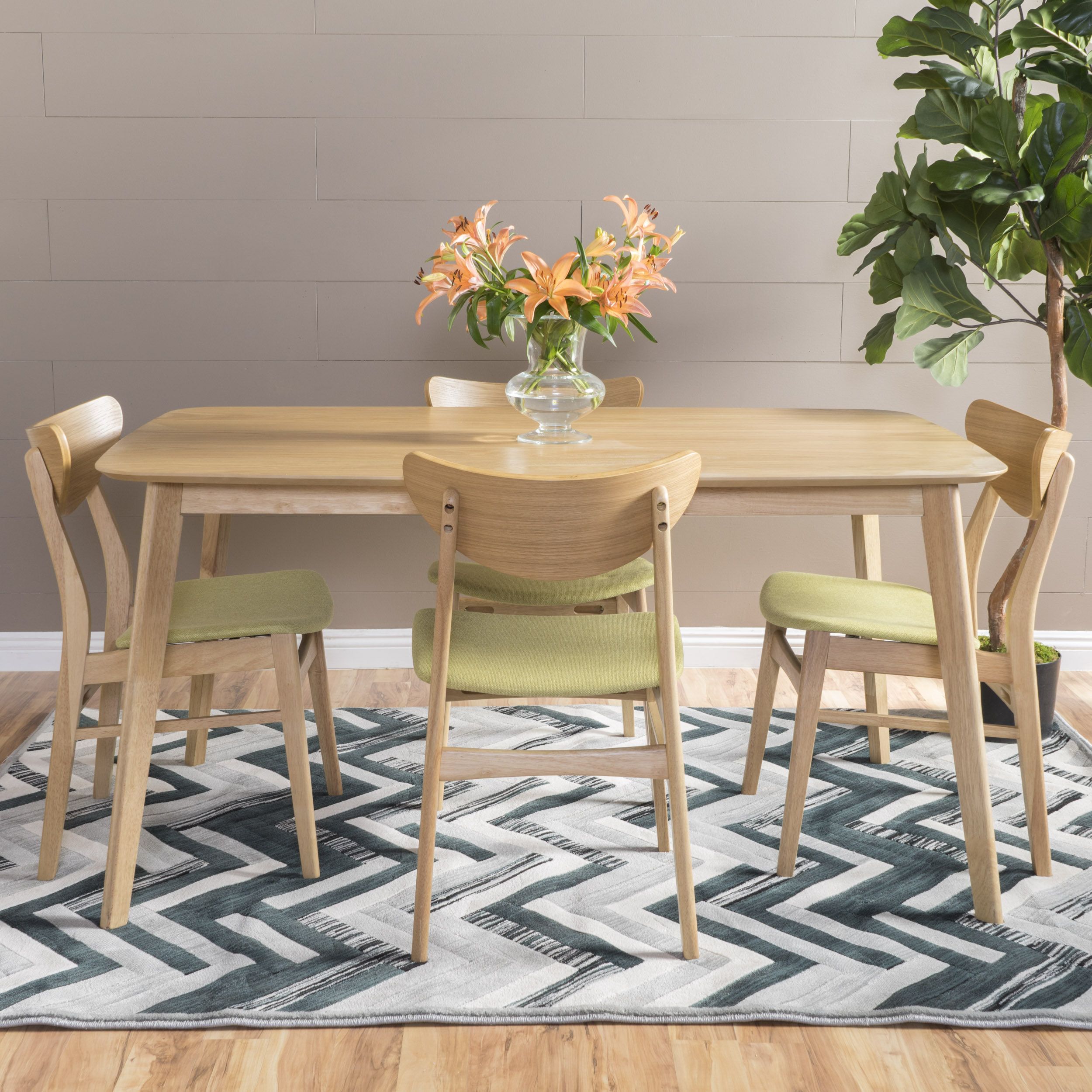George Oliver Babali 5 Piece Dining Set & Reviews - Wayfair Canada
