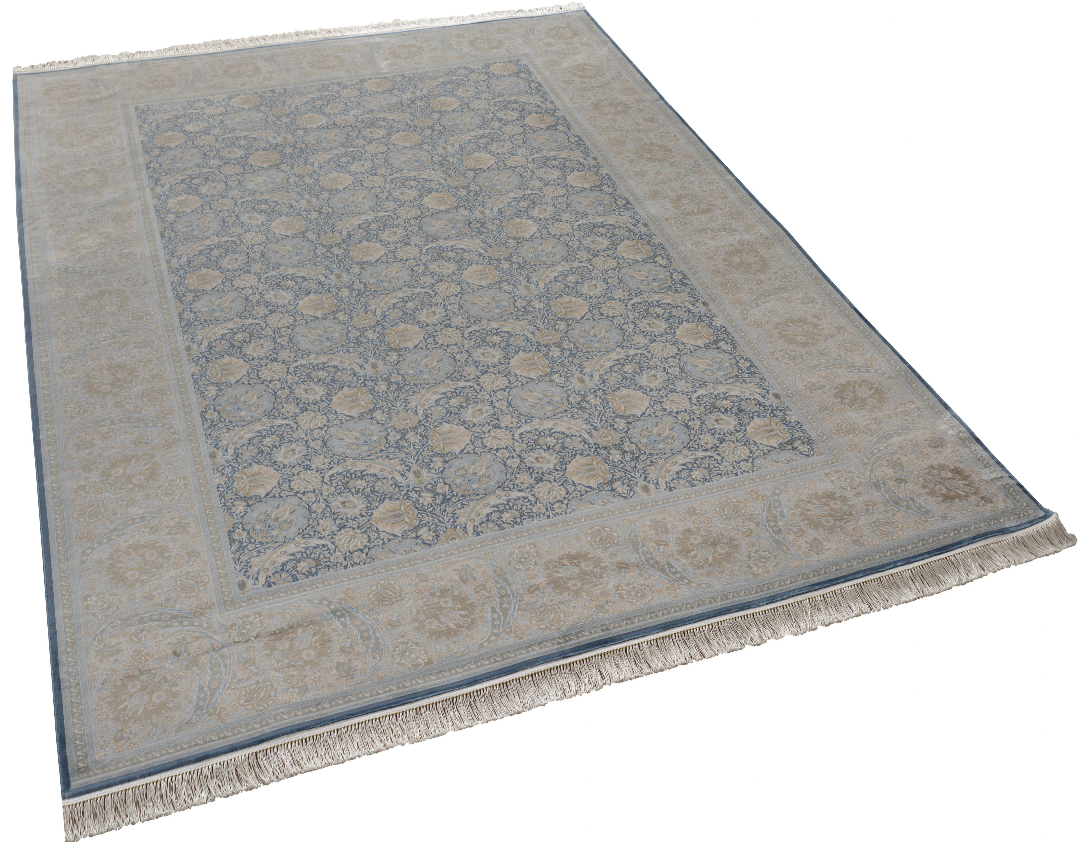 Aegean House Rectangle Vendome Palace Area Rug with Non-Slip Backing ...