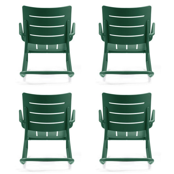 TOOU Outo Outdoor & Indoor Rocking Chair (Set of 4) | Wayfair