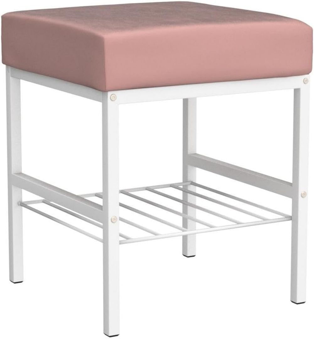 Latitude Run® Multifunctional Vanity Stools Velvet Footstool Ottoman ...