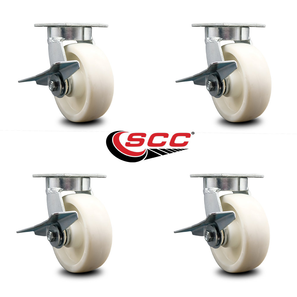 Service Caster Kingpinle Swivel Caster Set with | Wayfair