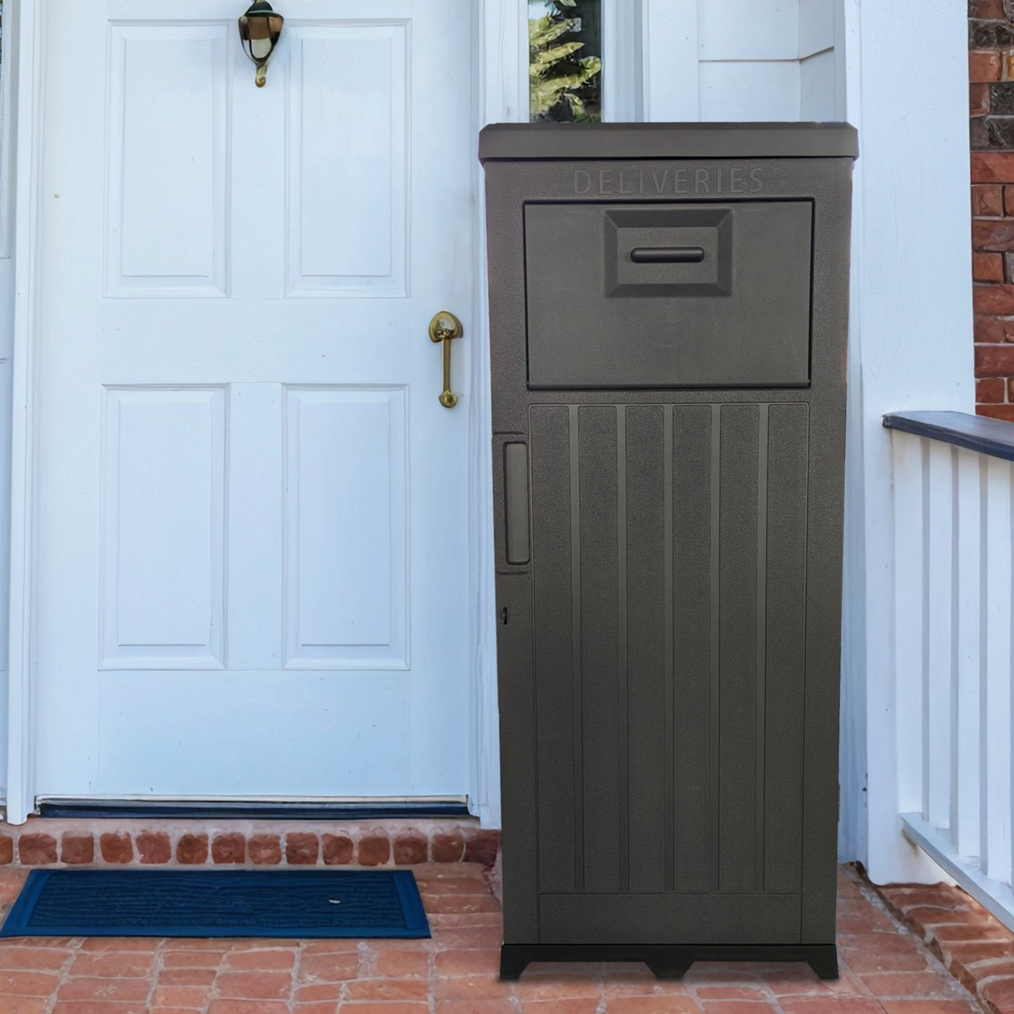 Home Variety Lockable Outdoor Package Delivery Box | Wayfair
