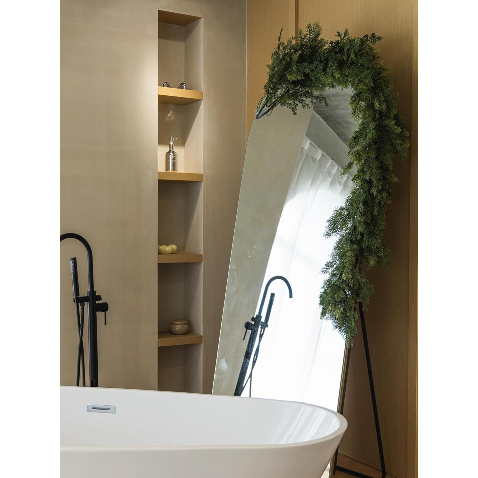 Joss & Main Artificial Cedar Garlands, Real Touch Winter Pine Garland ...