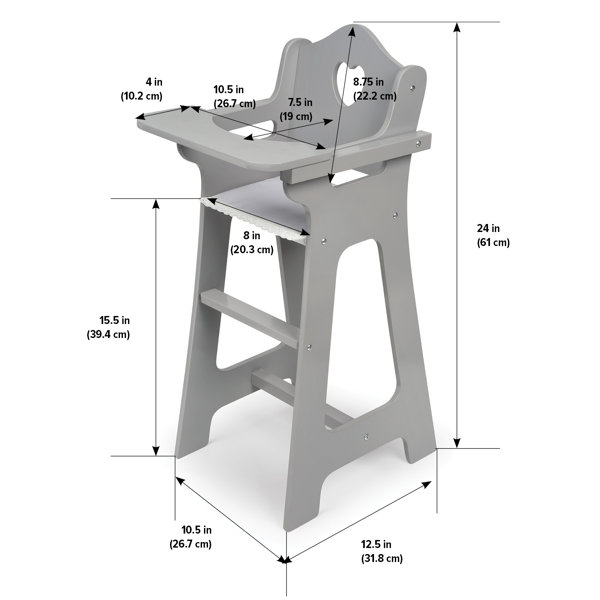 Badger Basket Doll High Chair & Reviews | Wayfair