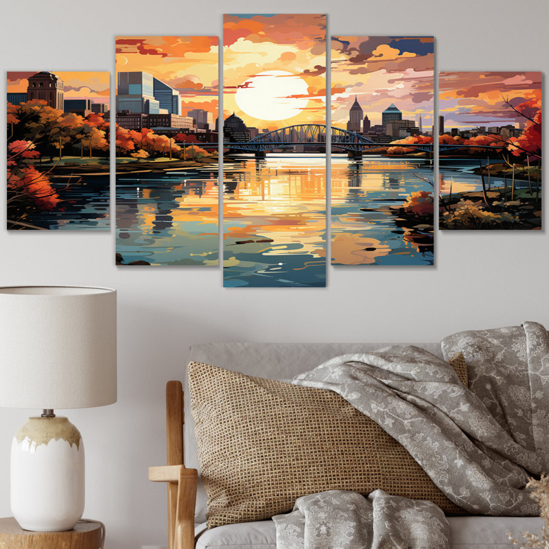 Design Art Boston Popart II - Boston Metal Wall Decor Set | Wayfair
