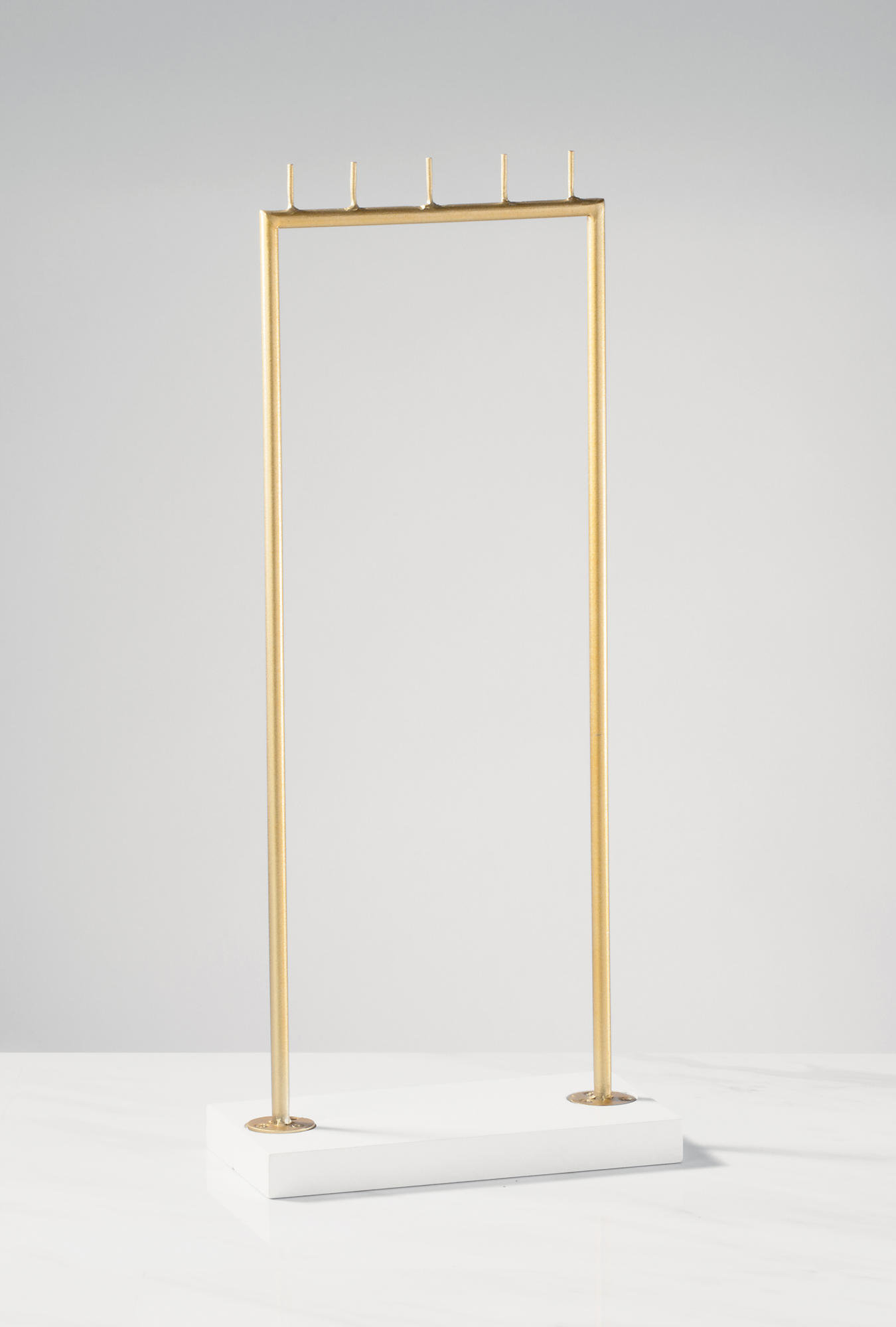 Everly Quinn 18" White And Gold Jewellery Display Stand - Wayfair Canada