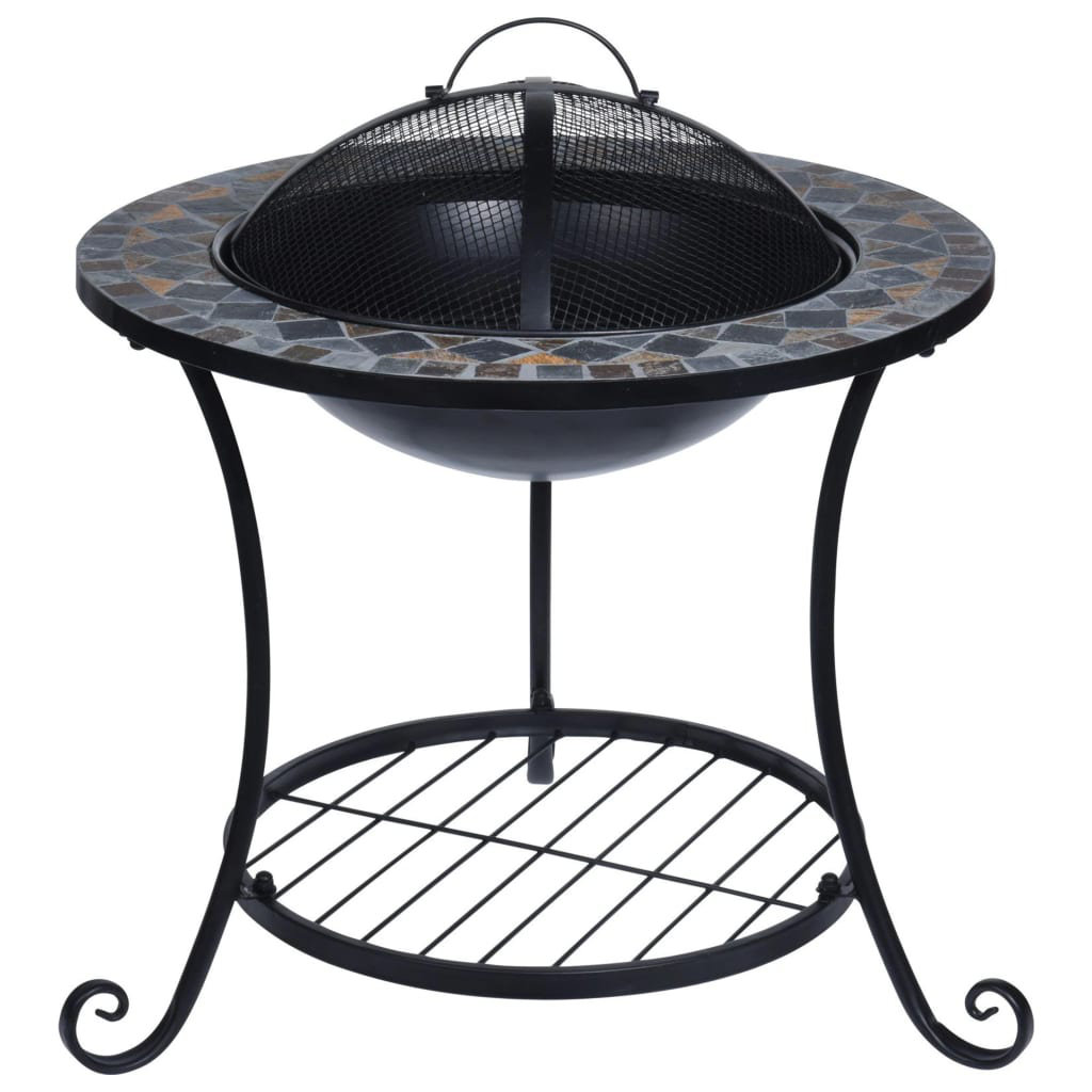 vidaXL ProGarden Fire Bowl Mosaic Design 58x58x44 cm | Wayfair.co.uk