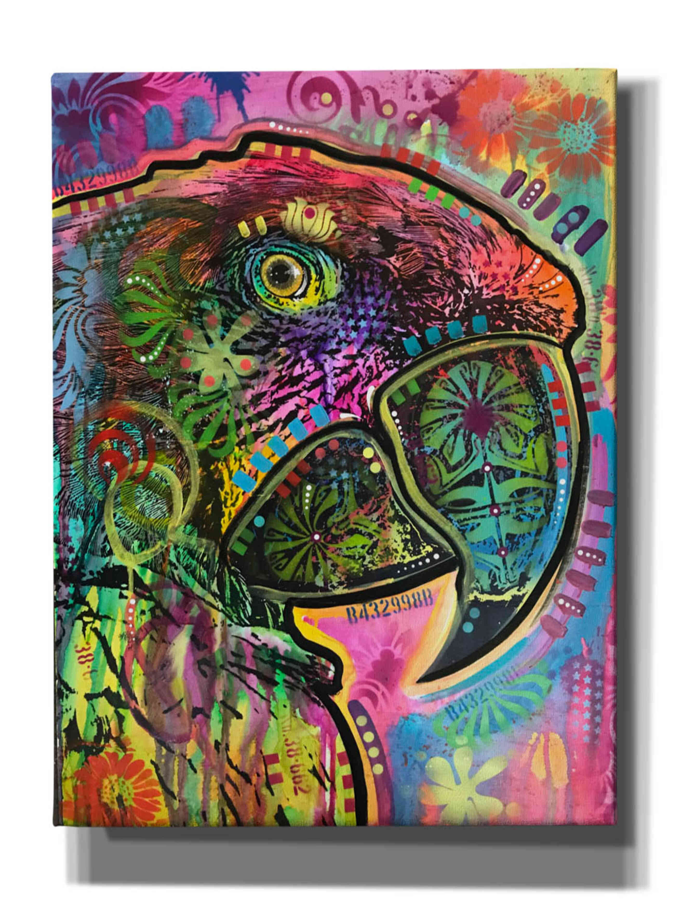 Latitude Run® Close up Parrot by Dean Russo - Wrapped Canvas Graphic ...