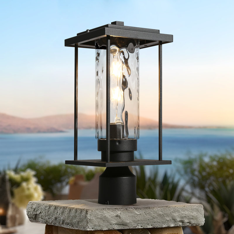 17 Stories Dekotah Black 1-Light Hardwired Lantern Head & Reviews | Wayfair